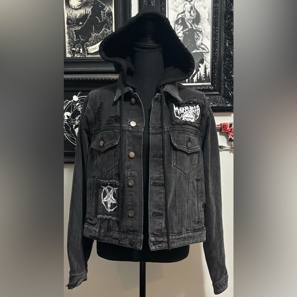 Dolls Kill | Jackets & Coats | Nwot Dolls Kill Widow Fatal Hour Hooded ...